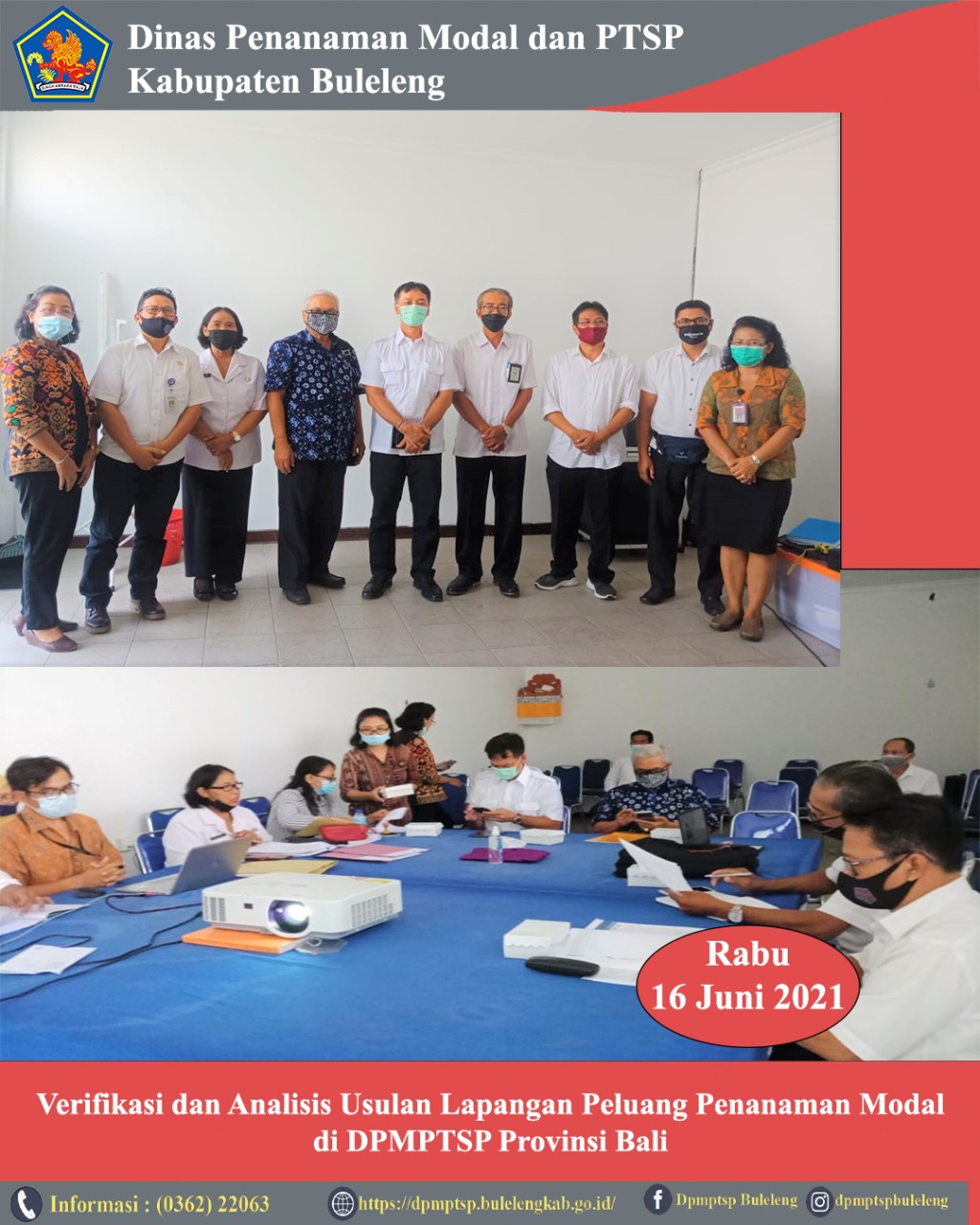 Verifikasi dan Analisis Data Usulan Lapangan Peluang Penanaman Modal di DPMPTSP Provinsi Bali ...